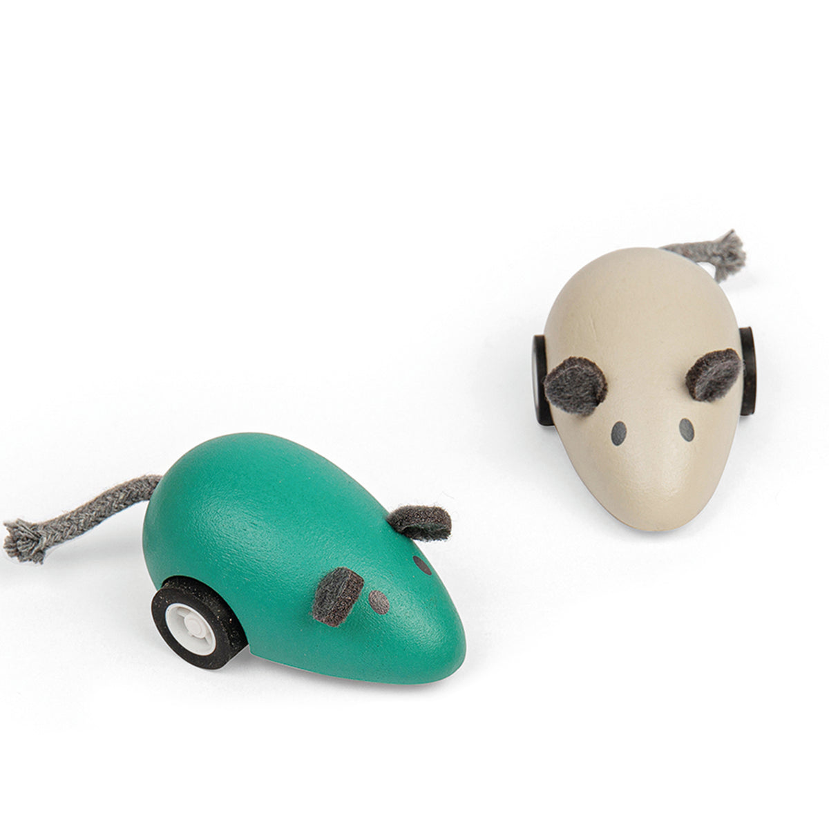 Wooden Pull Back Mouse – My Small World Toy Store