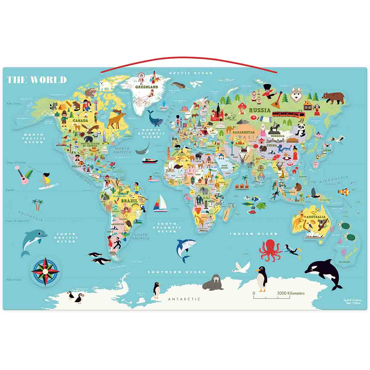 World Magnetic Map – My Small World Toy Store